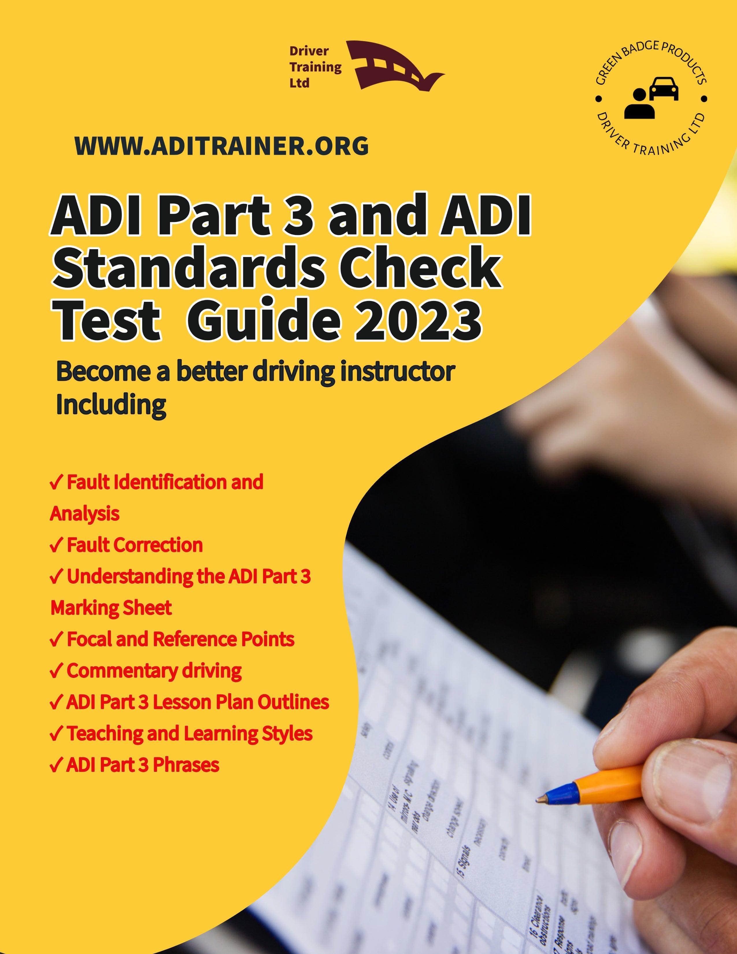 ADI Part 3 and ADI Standards Check Test Guide 2023 - Complete ADI Part ... ADI Part 3 and ADI Standards Check Test Guide 2023 - Complete ADI Part ...