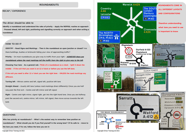 Driving instructorLesson Plan Roundabouts – Driver Training Ltd